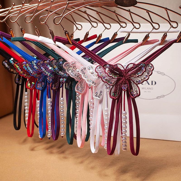 Fashion Women Sexy Lingerie Erotic G-string Open Crotch Panties ...