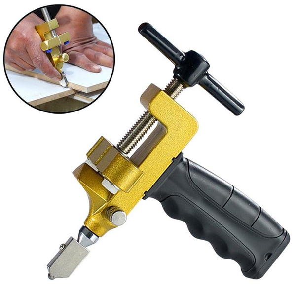 2 in 1 Manual Glass Cutter Ceramic Tile Opener Divider Diamond Cutting ...