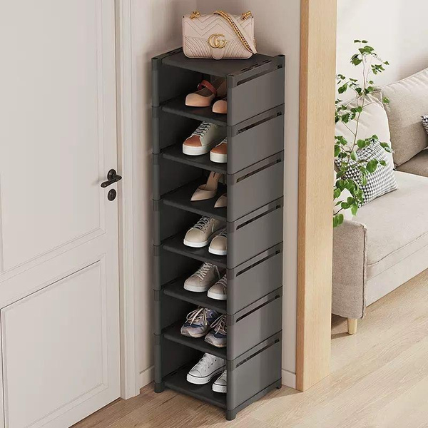 4/5/6/7/8 Layers Optional Shoe Rack Storage Organizer Folded Wall ...