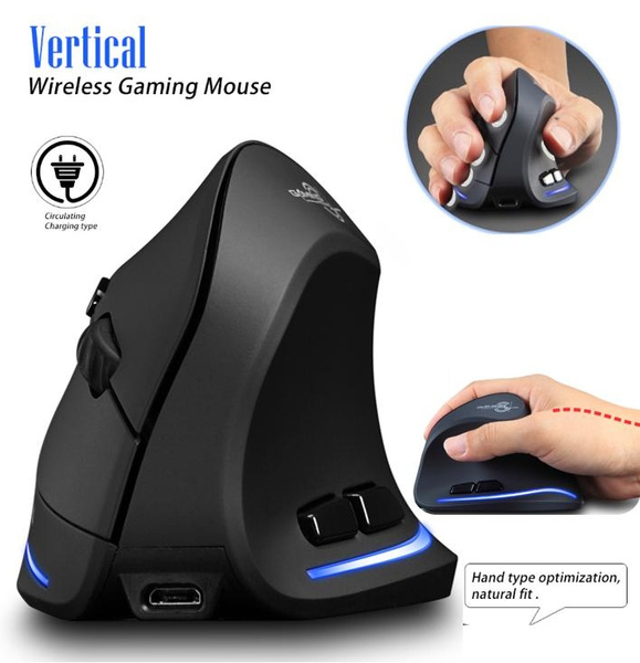 F-35 Mouse Wireless Vertical Mouse Ergonomic Rechargeable 2400 DPI ...