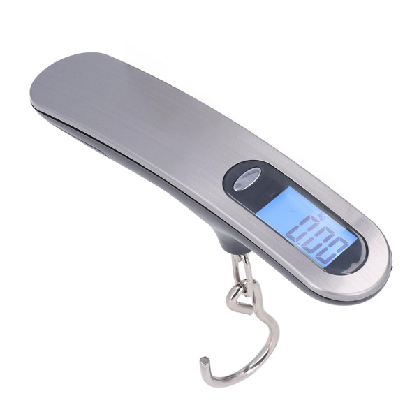 Digital Hanging Scale, 50kg Portable Electronic Hanging Scale, Silver ...