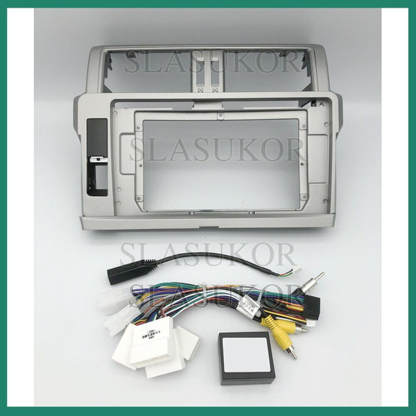 10 Inch Car Radio Fascia For Toyota Land Cruiser Prado 150 2013-2017 ...