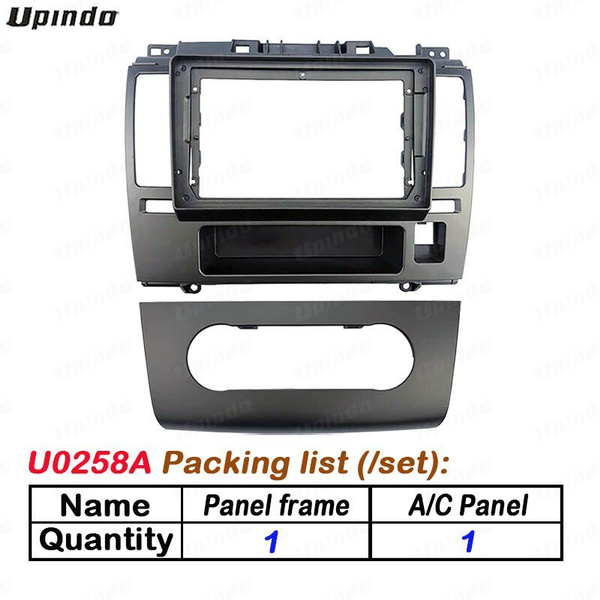 2 Din 9 Inch Car Radio Plastic Fascia Plane Frame Installation DVD GPS ...