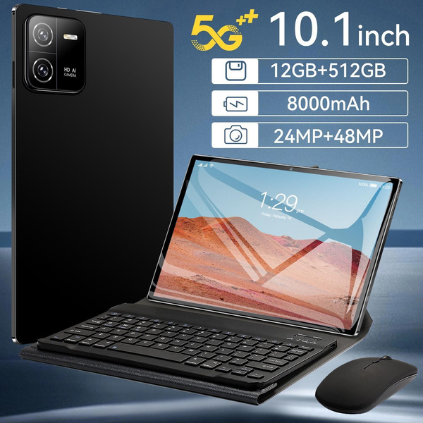 New Best Upgrade Large Memory HD Tablet 10.1-inch 10 Core 5G/4G Dual ...