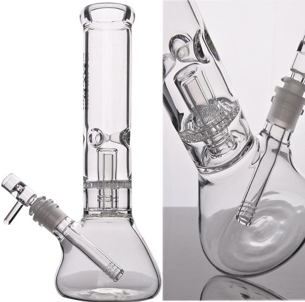 Beaker Base Glass Dab Rigs Downstem Perc With 14mm Glass Bowl | Wish