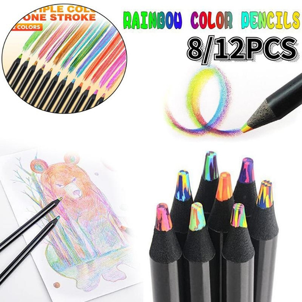 12/8Pcs 12Colors/8Colors Crayons Pen Multicolors Pencil Set for ...