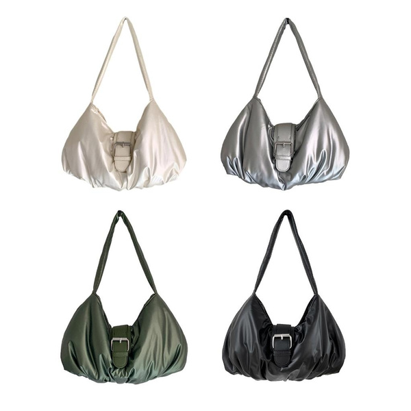 Ruched Design Armpit Bag Pleated Bag Shoulder Bag Handbags for Girl ...