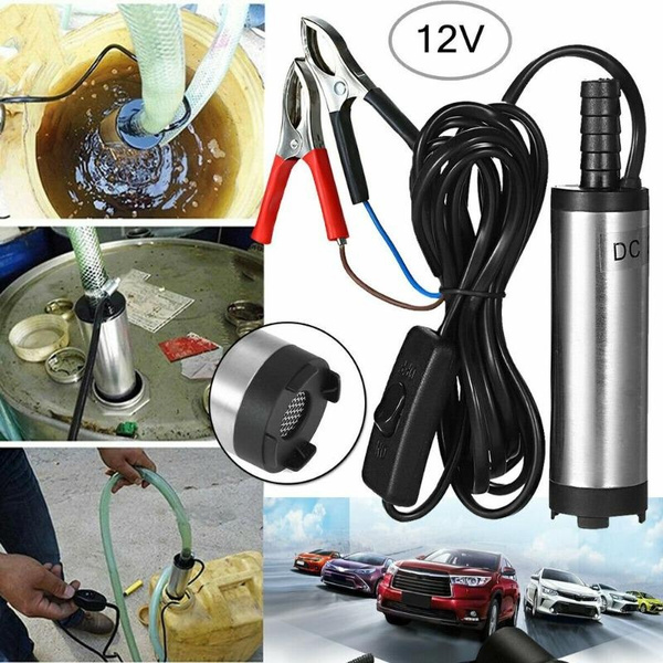 38mm Electric Car Oil Pump 12V For Pumping Diesel Oil Water Submersible ...