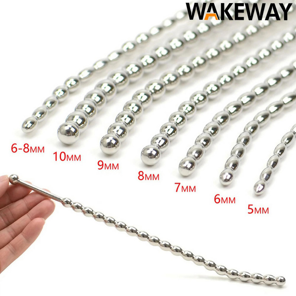 WAKEWAY 7size Machete Pull Bead Urethral Rod Male Urethral Plug Horse ...
