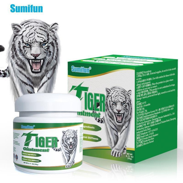 1/3/5pcs White Tiger Cream Muscle Pain Relief Plaster For Headache ...