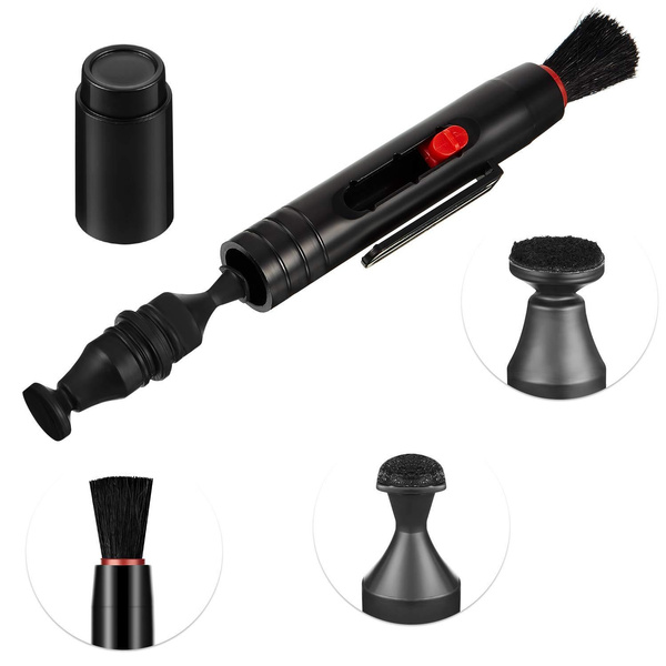 3 in 1 Kit Lens Cleaner Pen Dust Cleaner For DSLR VCR DC Camera Lenses ...