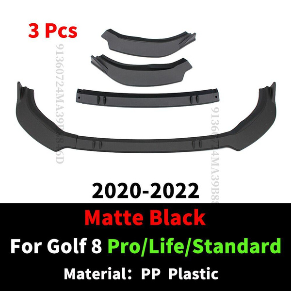 Front Bumper Lip Cover Chin Body Kit Tuning Accessories Splitter For VW ...