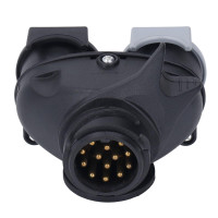 Aramox 12V Towing 13 Pin to Dual 7 Pin N and S Sockets Adaptor ...