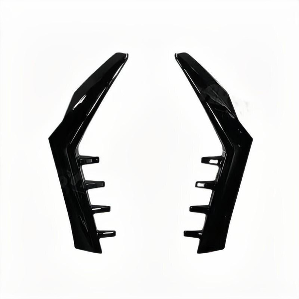 Glossy Black ABS Rear Window Side Spoiler Body Kit Trim Wing Canards ...