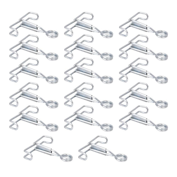 20Pcs Flat Jaw Pinch-cocks Tubing Clamps Stainless Steel Clip Latex ...