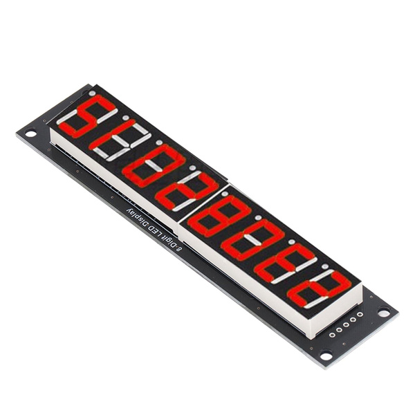 7 Segment Display Tube, 8 Digit 3 Pin Digital IO LED Display Module for ...