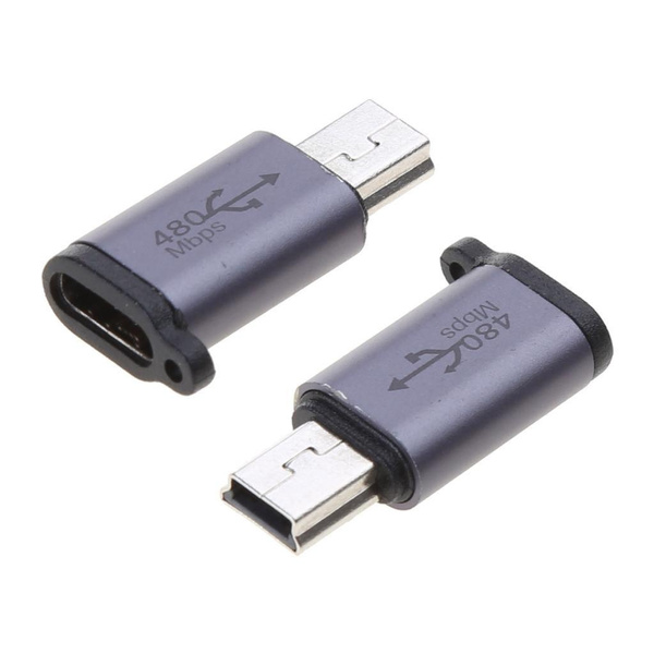 1PC to Micro USB Mini USB Adapter Type-C Female To Micro Usb Male ...