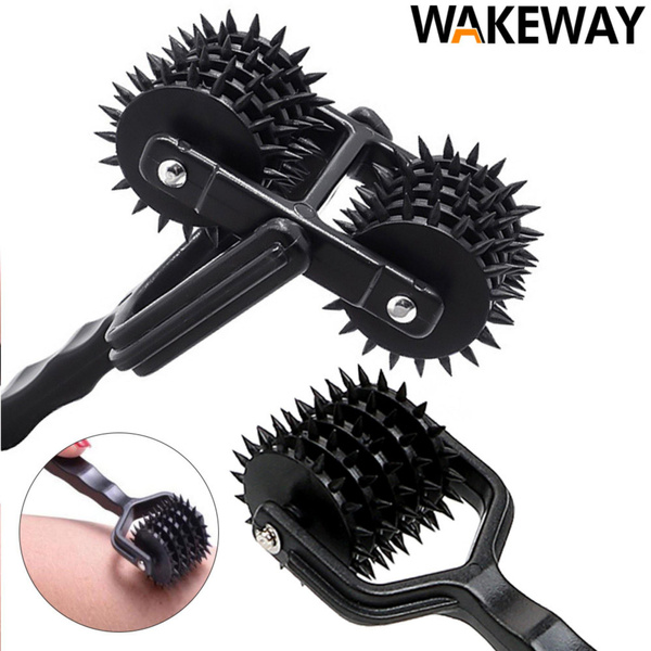 WAKEWAY New Single/double Spiked Windmill Acupuncture Felt Wheel Tool ...