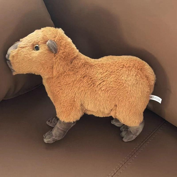 Cute Simulation Capybara Water Puffer Mouse Doll Cartoon Doll Plush Toy ...