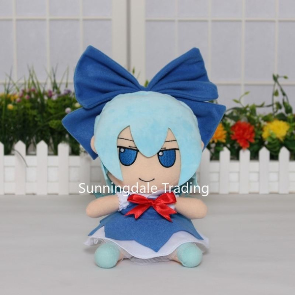 Cirno Plush Toy Touhou Project Fumo Cosplay Doll 20cm Wish
