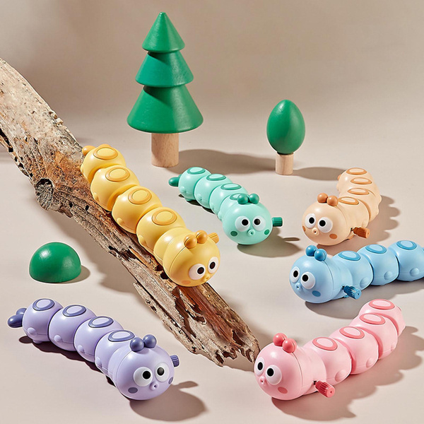 Cute Cartoon Wind Up Toy for Kids, Baby Clockwork Crawling Toy in ...