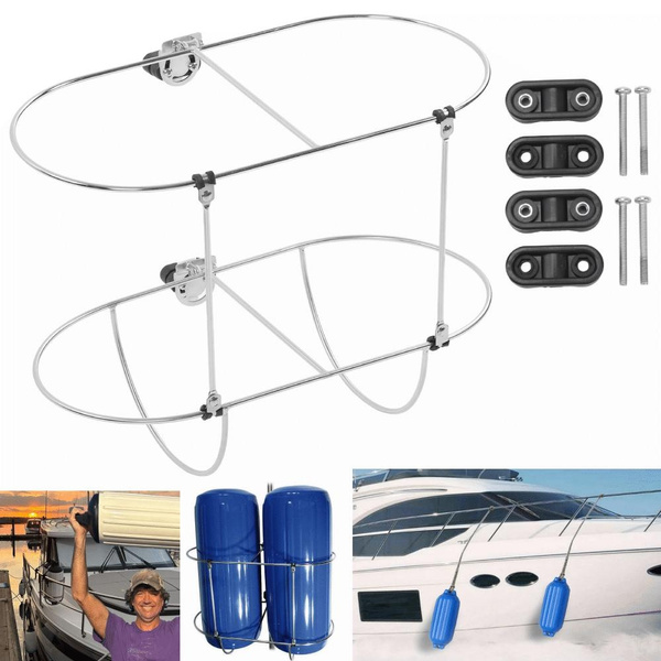 Boat Fence Holder, Double Fence Holder Stainless Steel 304 Rust Proof ...