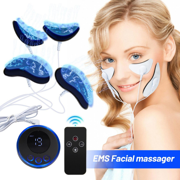 EMS Facial Massager Eye Face Lift Skin Tightening Anti Wrinkle V Shaped EMS Facial Massager Eye Face Lift Skin Tightening Anti Wrinkle V Shaped