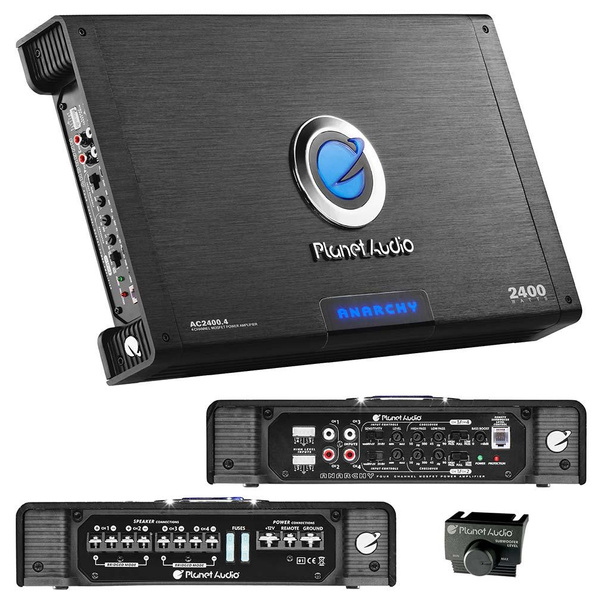 Planet Audio AC2400.4 Anarchy Series Car Audio Amplifier - 2400 High ... Planet Audio AC2400.4 Anarchy Series Car Audio Amplifier - 2400 High ...
