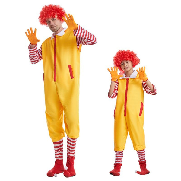 Clown Costume Kids Circus Clown Costume Carnival Adult and Kids Family ...