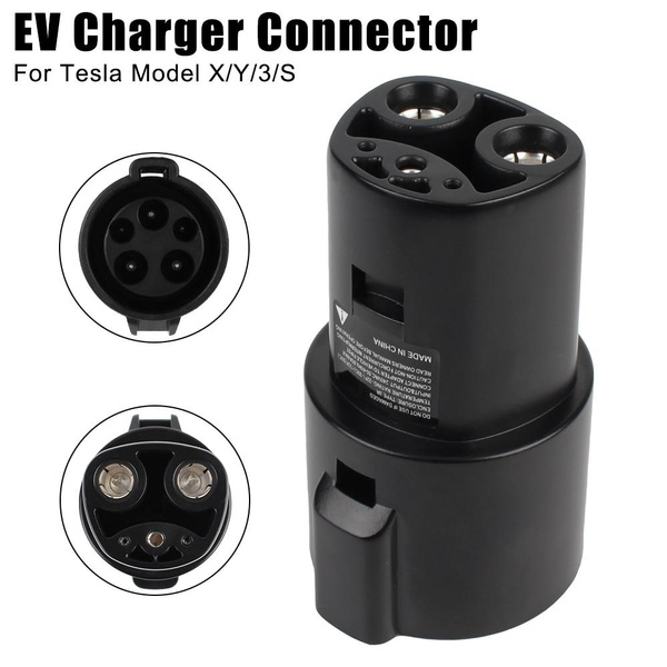 SAE J1772 Type 1 To Adapter For Tesla EVSE EV Charger Electric Car ...