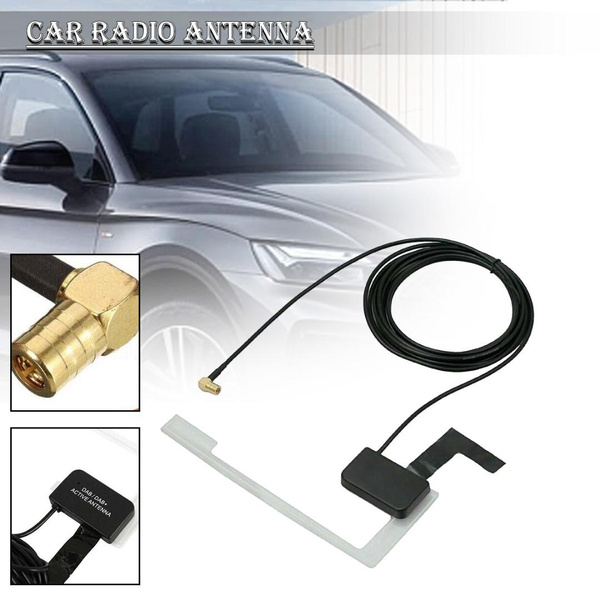 Universal Car DAB Antenna Window Glass Mount Radio Adapter Aerial Arial ...