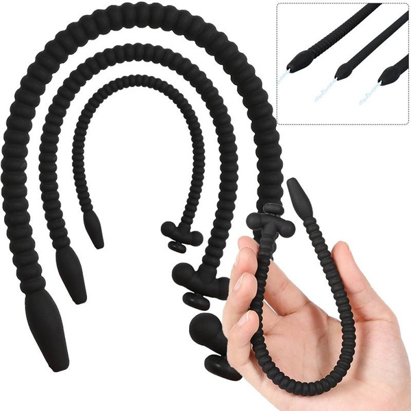 Urethral Sounds, Silicone Urethral Sound Beads Hollow Urethral Plug ...