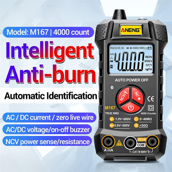 Smart Digital Multimeter AC/DC Current Voltage Measurement On-off ...