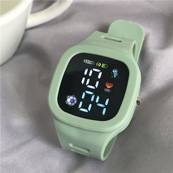 Digital Sports Watch Sweat-proof Minimalist Easy Read Dial Durable Case ...