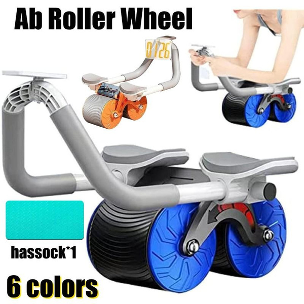 6 Colors Ab Roller Wheel Automatic Rebound With Elbow Support Flat ...
