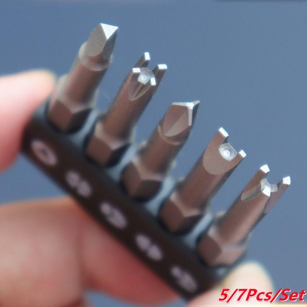 5/7 Pcs/Set Chrome Vanadium Steel Special Shaped Screwdriver Set 50mm U ...