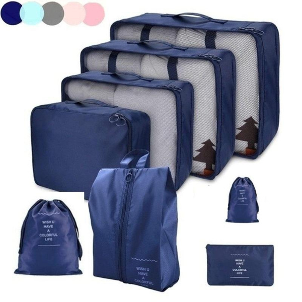 8Pcs/Set Clothing & Daily Necessities Storage Bag Compressible ...