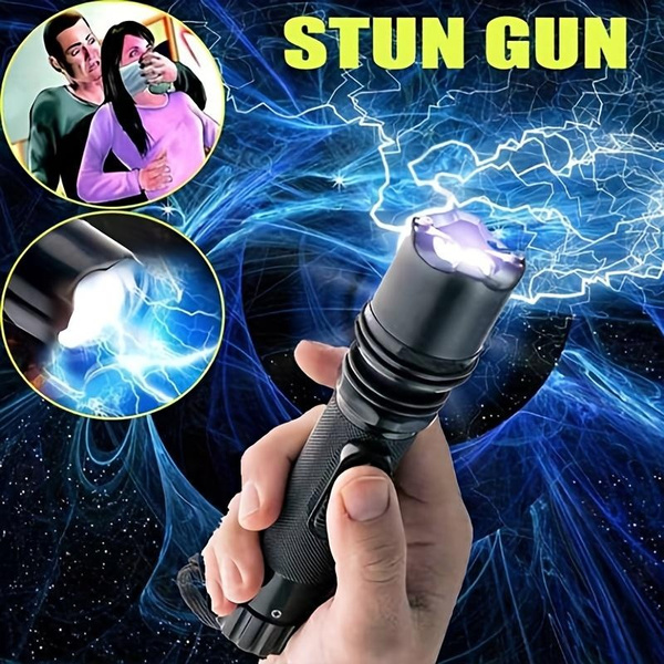 Portable Travel Lightning Electric Shock Flashlight Mini Stun Torch ...