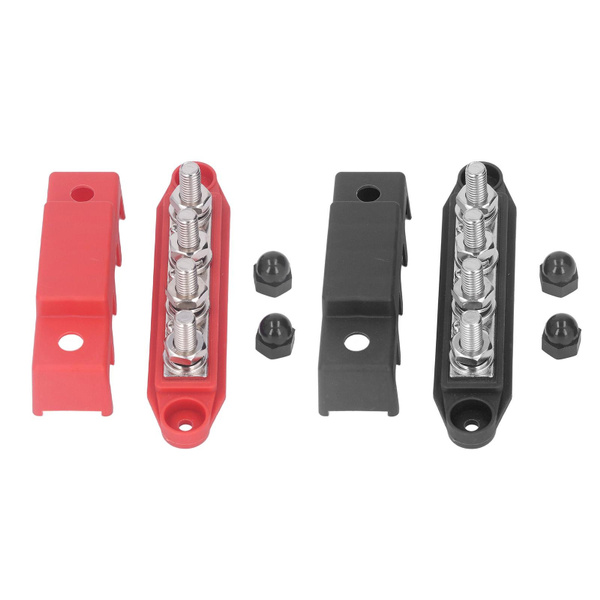 4 Position M10 Bus Bar Heavy Duty Module Power Distribution Block 48V ...