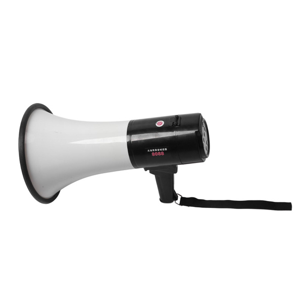 Portable Megaphone Bullhorn Outdoor Handheld Blow Horn Speaker 40W with ...