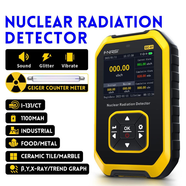 Geiger Counter Nuclear Radiation Detector - Radiation Dosimeter with ...