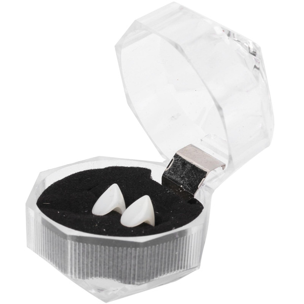 Fake Teeth, Halloween False Teeth with Teeth Adhesive, Temporary Tooth ...