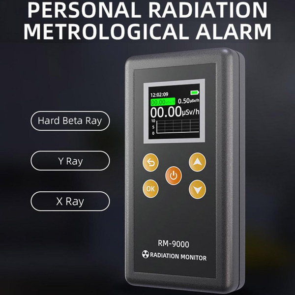 New LCD Geiger Counter Nuclear Radiation Detector Beta Gamma X-Ray ...