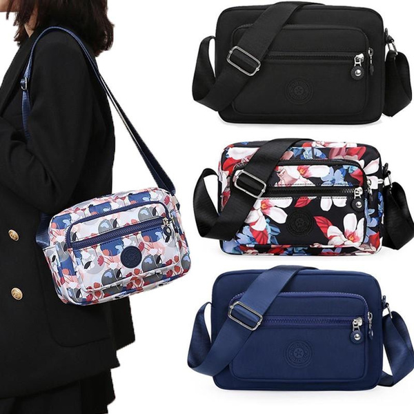 Fashion Multiple Pockets Shoulder Bag for Women Waterproof Crossbody ...