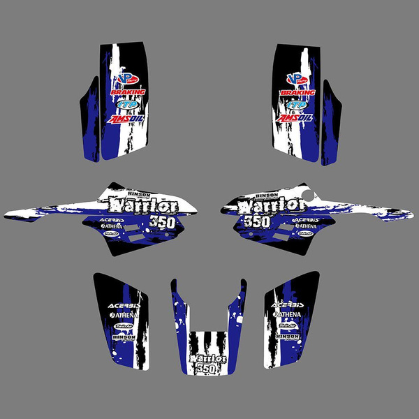 NICECNC ATV 1 Set Team Background Graphic Sticker Decals Kit For Yamaha ...