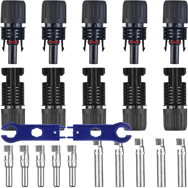 IP67 Waterproof Solar Connectors with Spanners Solar Panel Cable ...