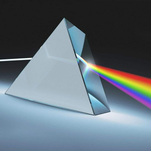 1/4/7pcs Optical Glass Triangular Prism, Crystal Rainbow Maker for ...