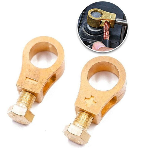 2/6pcs Battery Terminal Connector Car Battery Terminal Wire Clamps ...