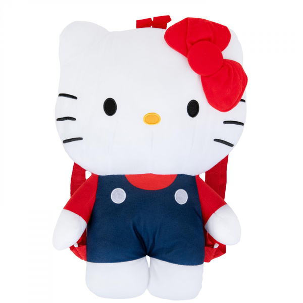 Hello Kitty Classic Overalls 16" Plush Backpack | Wish