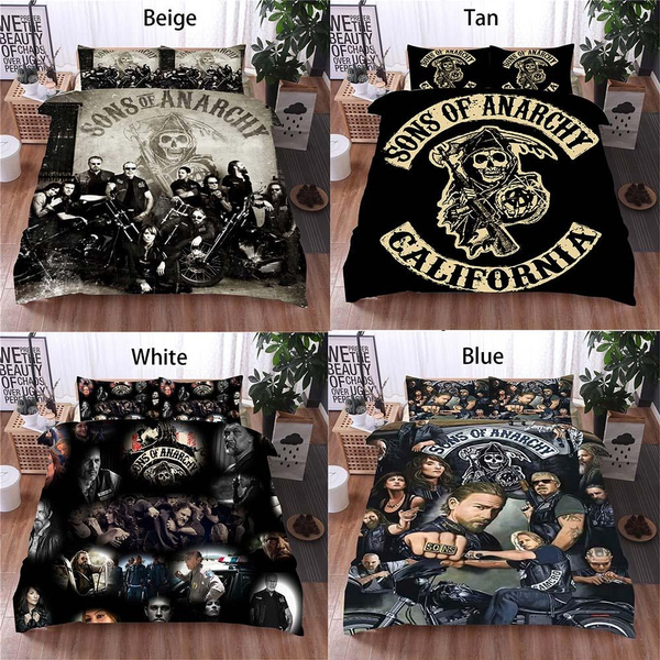 Sons of Anarchy Bedding Set Comforter Set 2/3Pcs Duvet Cover Set with ...